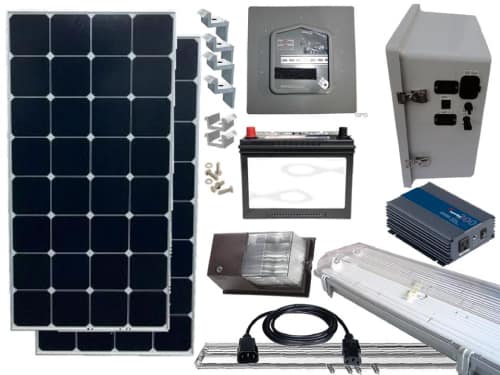 Solar LED Shed Lighting and Power Kits - Sun-In-One™